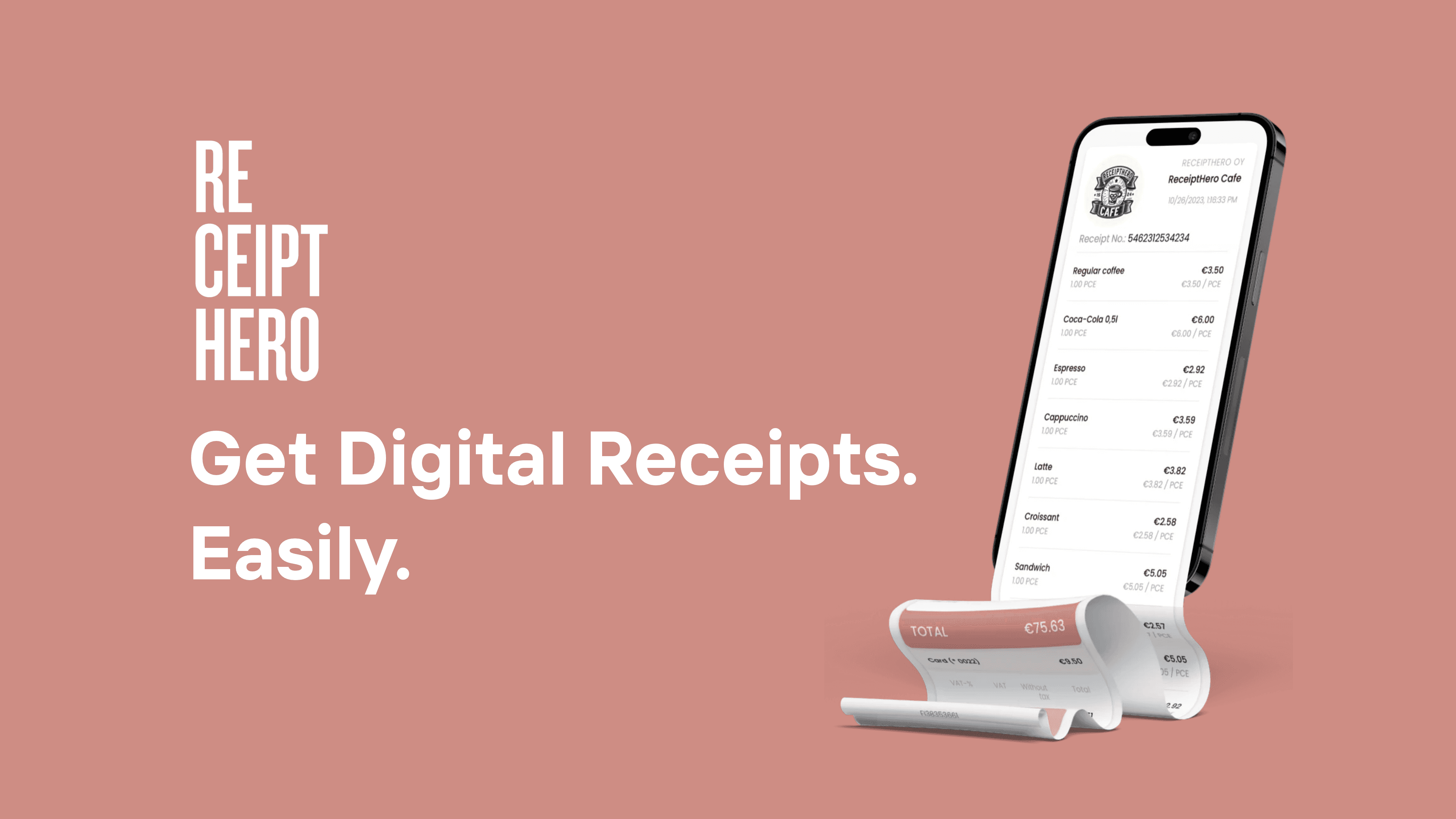 ReceiptHero - Get Digital Receipts easily