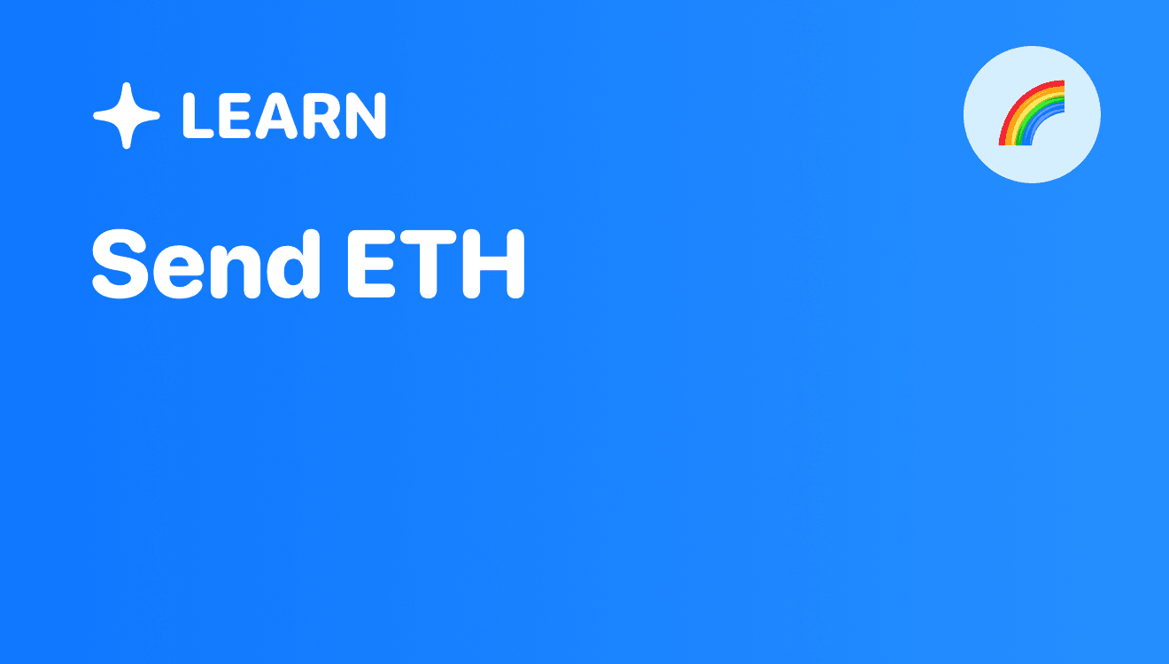 Send ETH - Rainbow
