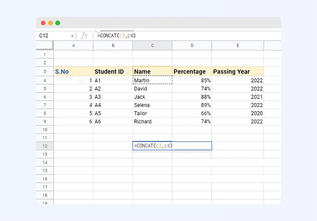 How to combine columns in Google Sheets - Airboxr