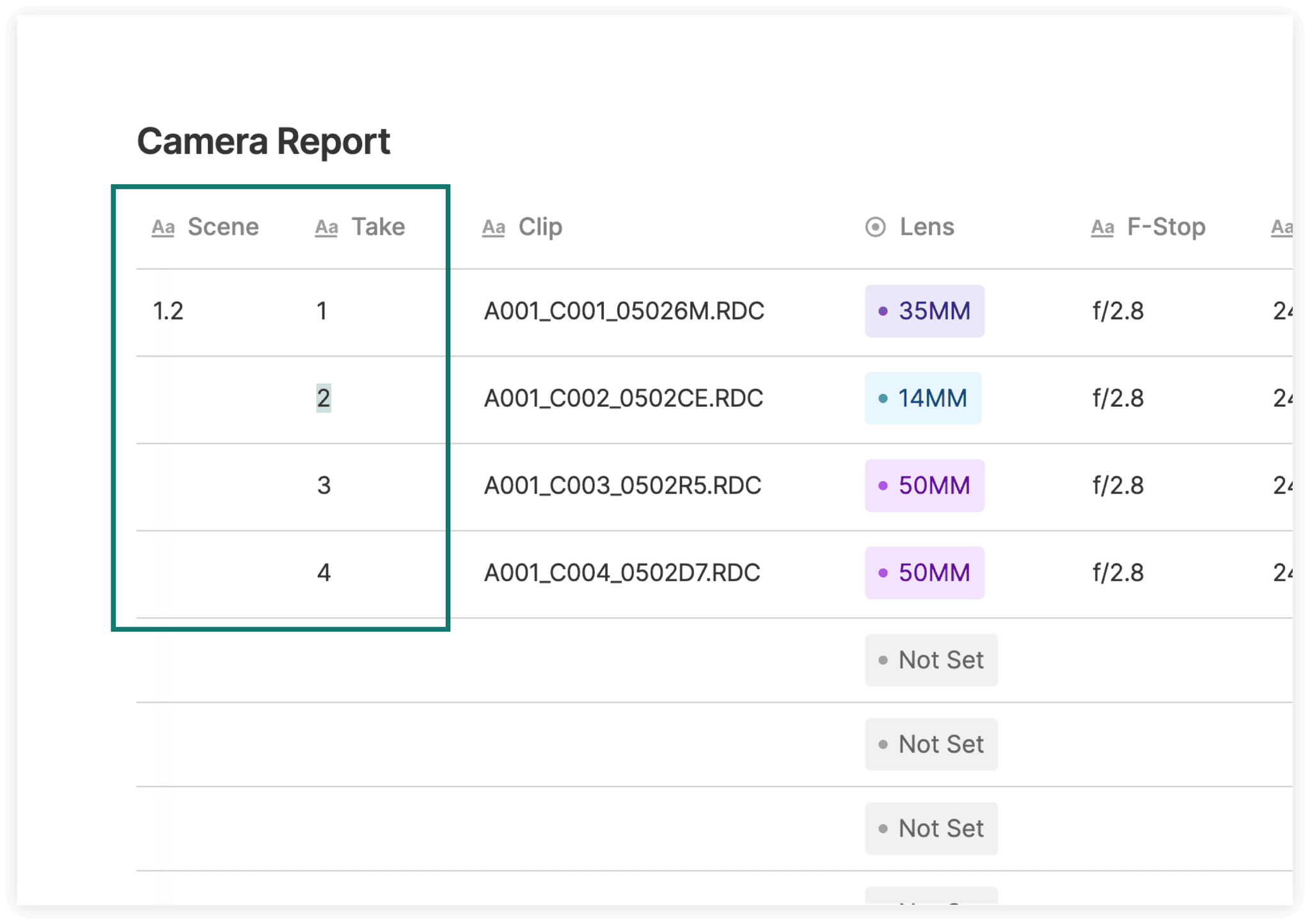 How to Fill Out a Camera Log | A Step-By-Step Guide - Assemble