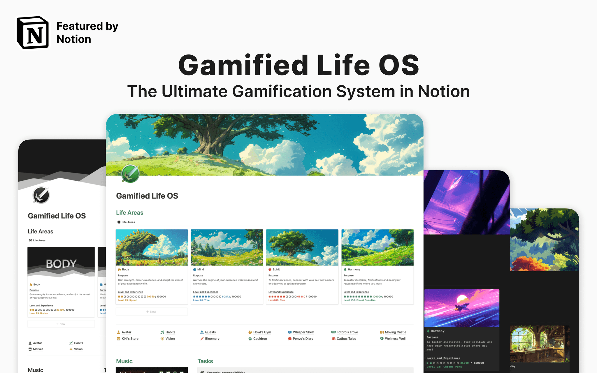 Top 10 Notion Gamification Templates to Gamify your Life - Solt Wagner