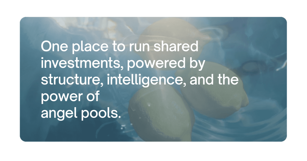 Pools - Invest with the people you trust.