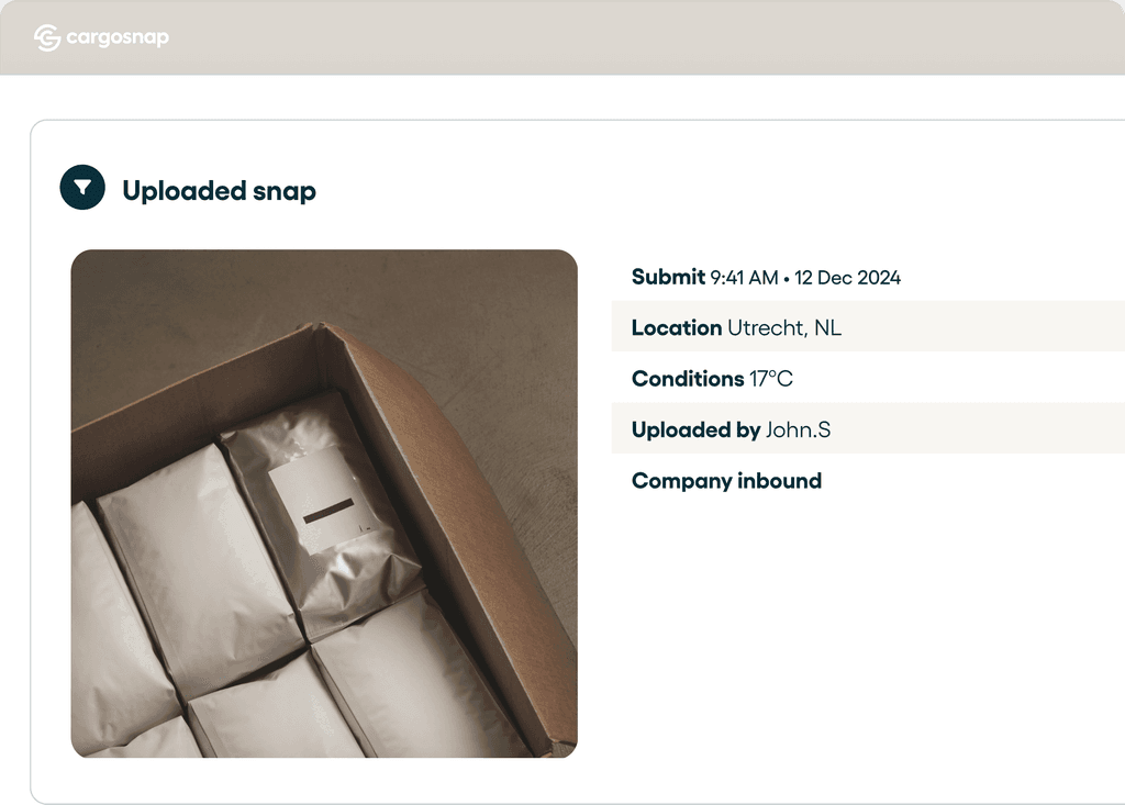 Logistics Service Provider Inspection Tools - Cargosnap