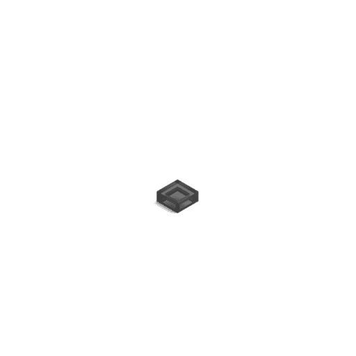 Shapefest™ | Black Transparent Isometric Building Blocks 3D Illustrations