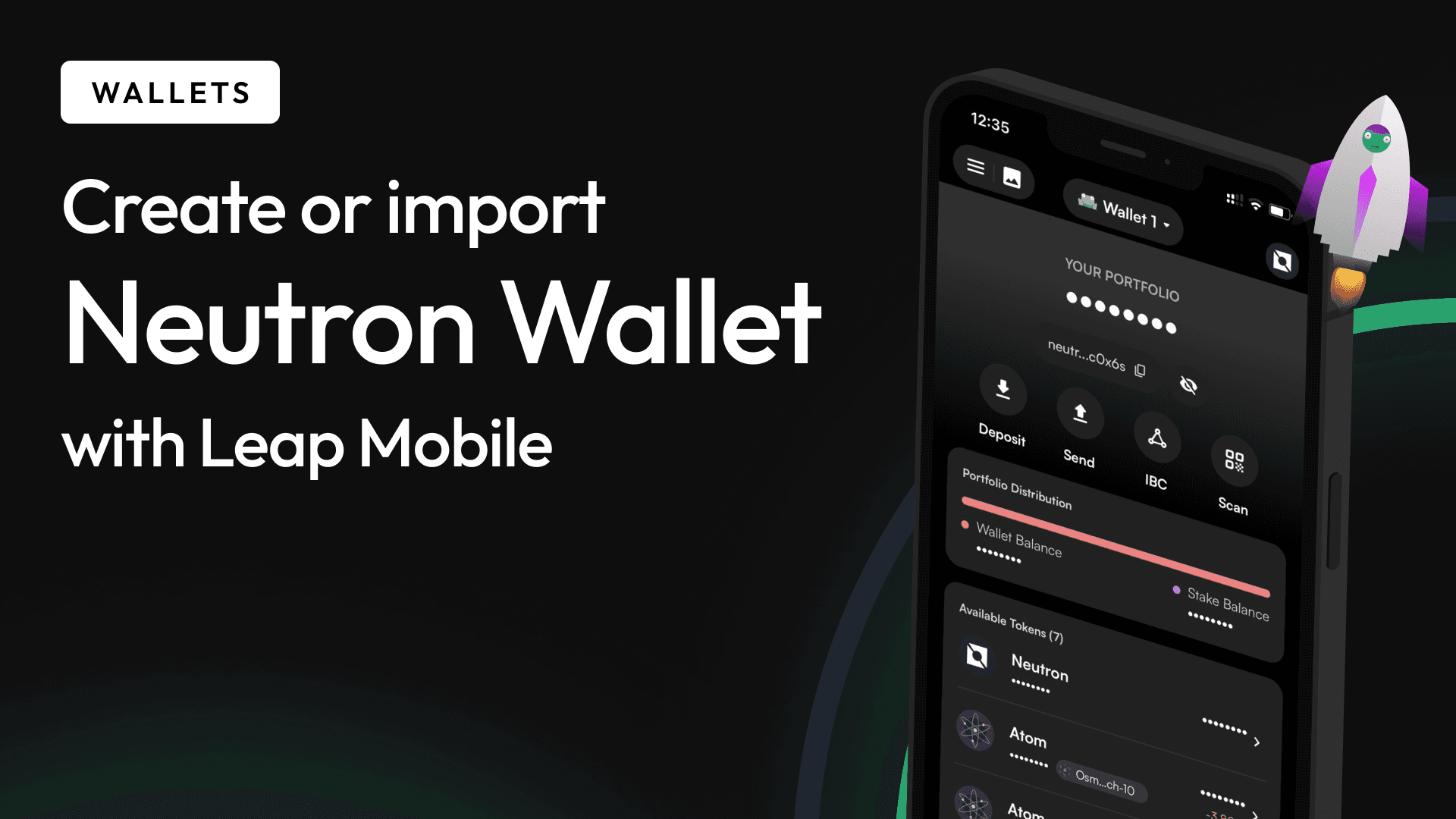 How to Create a Neutron Wallet using the Leap Wallet Mobile App