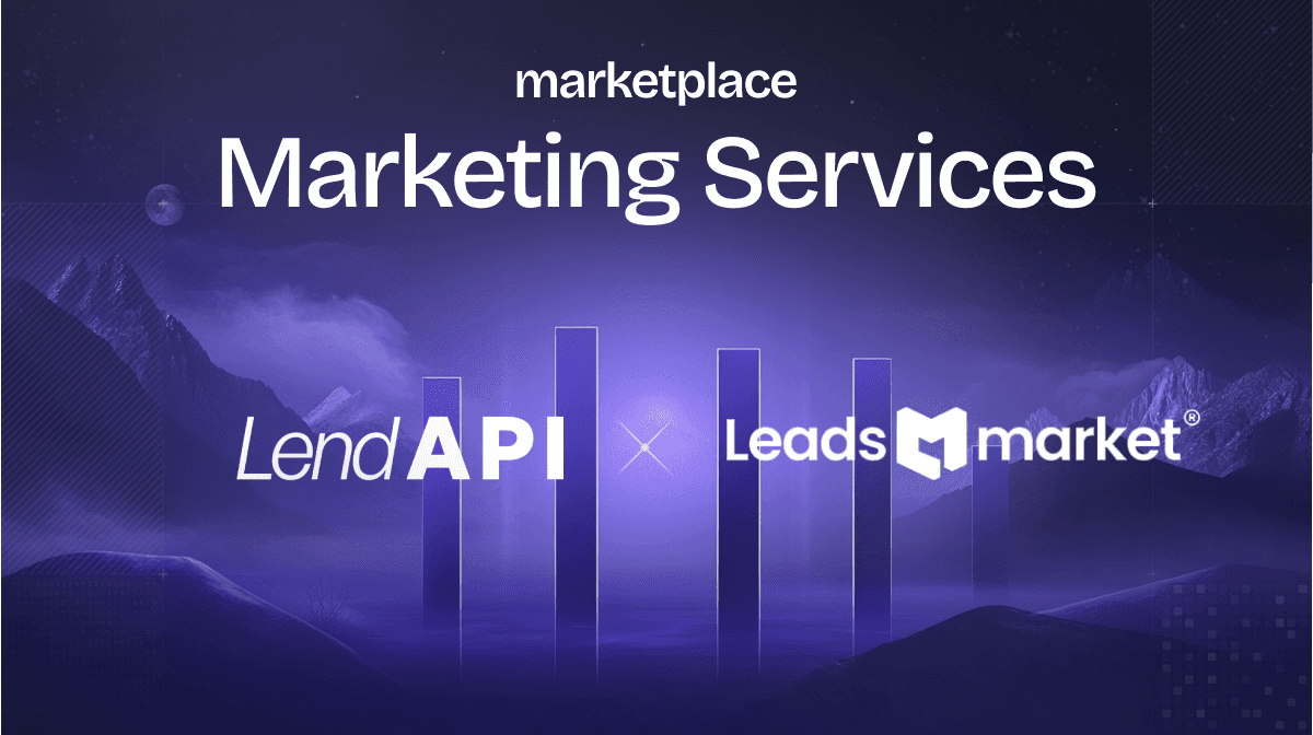 LeadsMarket - FinTech Marketplace - Marketing Services - LendAPI