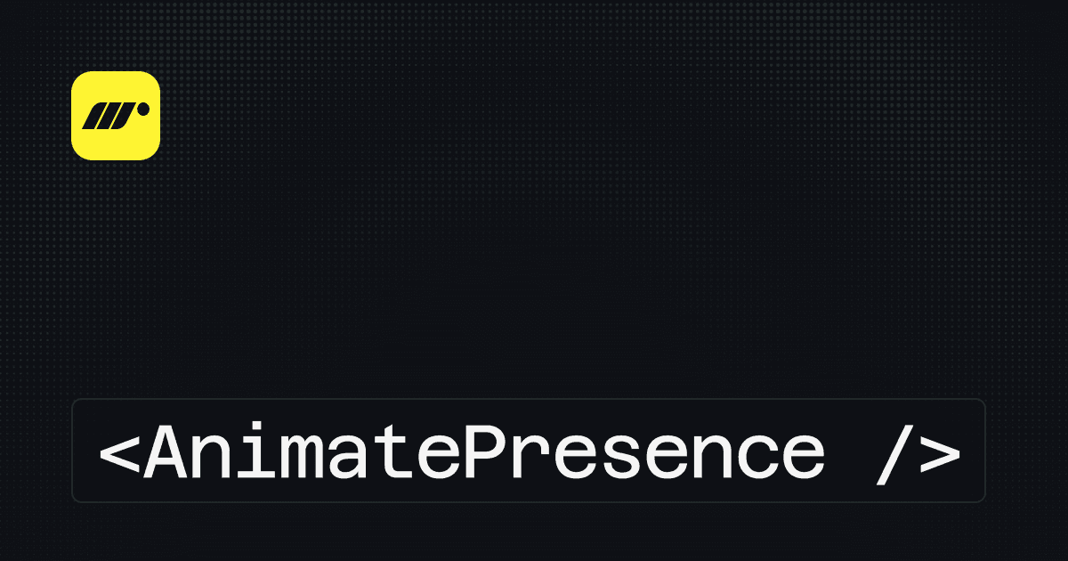 AnimatePresence — Vue exit animations | Motion