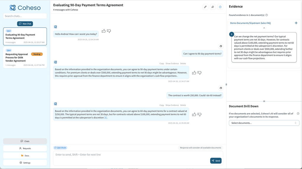 Coheso: GenAI Legal Front Door | Work Management | Internal Matter ...