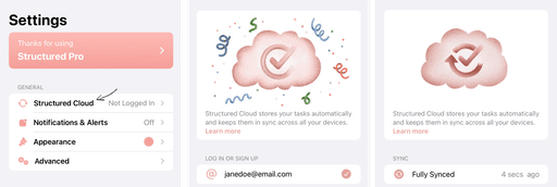 The Structured Cloud - Structured Daily Planner: Optimize Your Time Management
