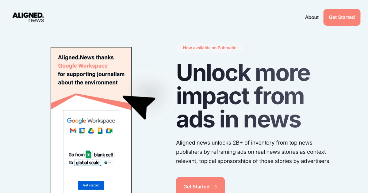 Aligned.News - Unlock more impact from ads in news