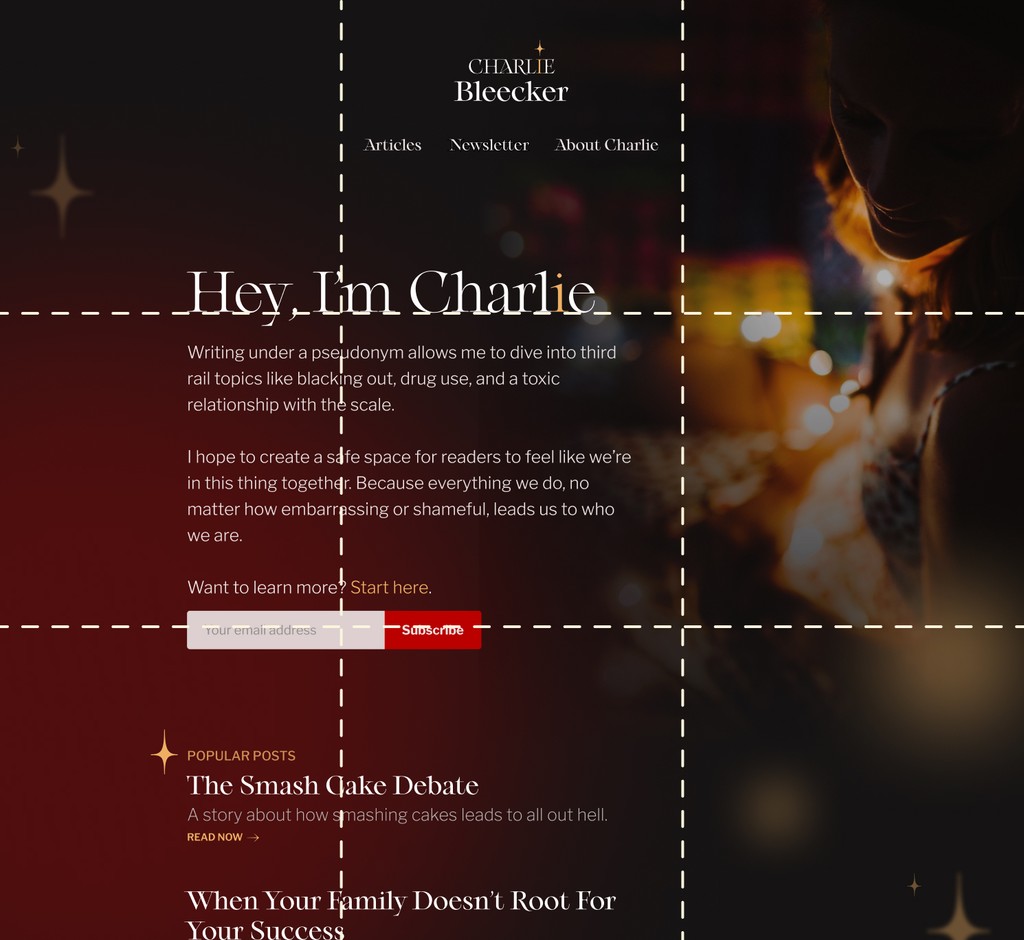 How is the rule of thirds used in design?