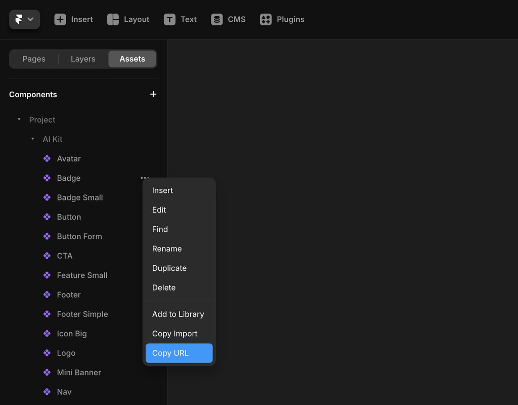 Sharing Components — Framer Help