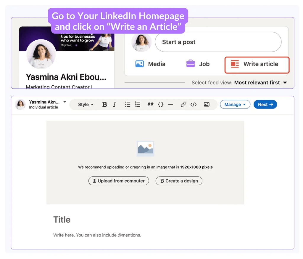 How to Write and Share LinkedIn Articles That Engage Your Audience