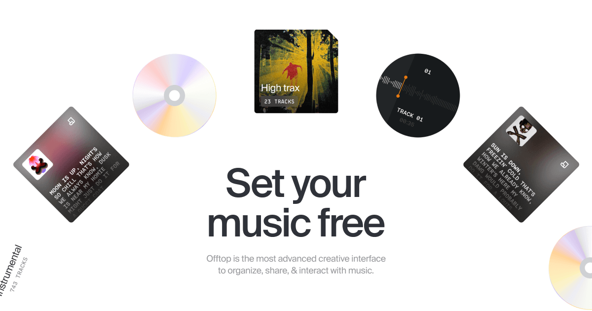 Offtop — A Better Way to Organize & Share Music Files