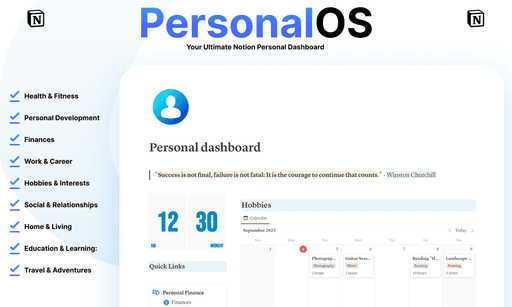 10 Best Notion Personal Templates for 2025 - Solt Wagner