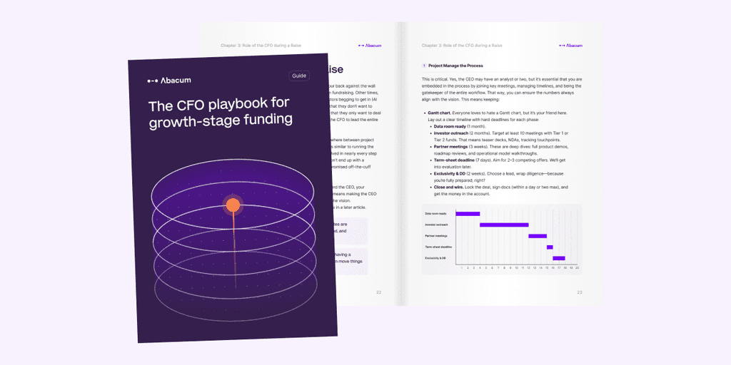 CFO's playbook for growth-stage funding | Abacum