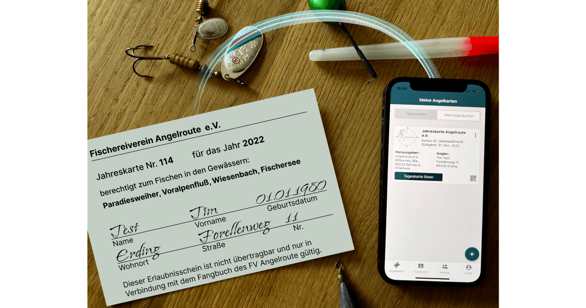 Angelroute | Die Evolution der Angelkarte