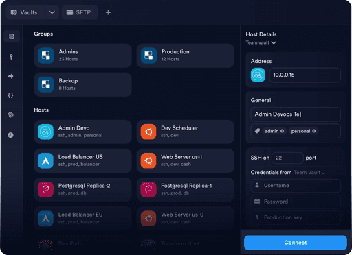 Termius - Modern SSH Client