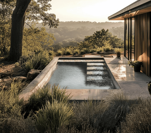 Rectangle Concrete Plunge Pools NZ | Architectural Design by Plungee