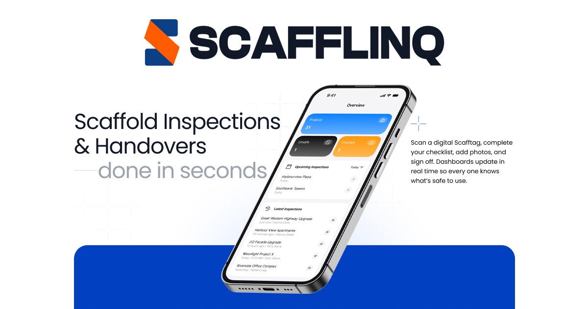 Scaffold Inspection App & Digital Scafftags | Scafflinq