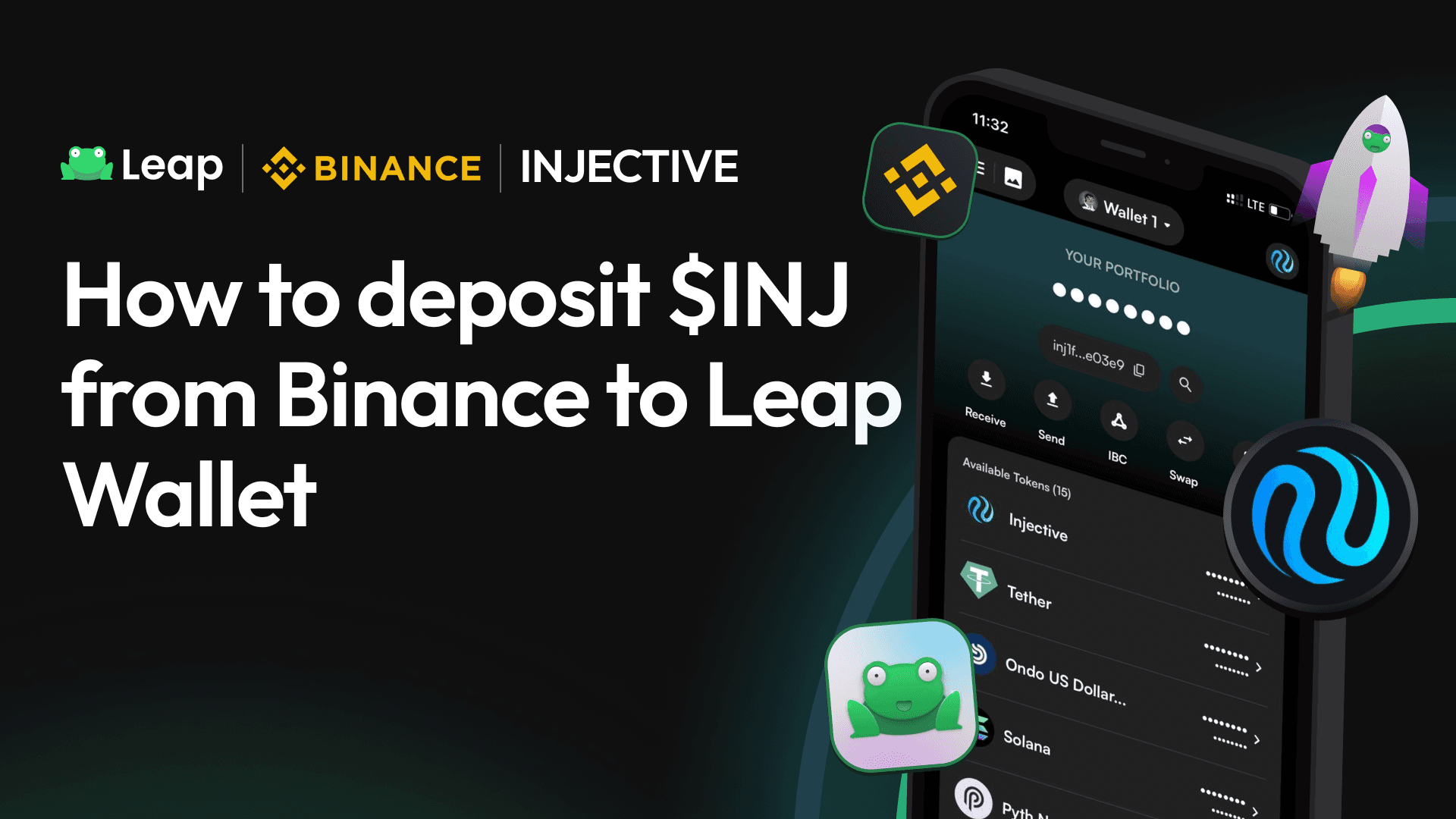 How to Deposit $INJ from Binance to Leap Wallet: Complete Guide for Injective Wallet Users ...
