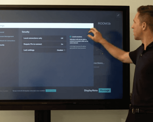Features + Settings • Screen Sharing for IT Facilitator • DisplayNote ...