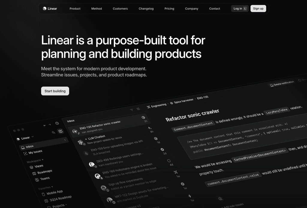 Dark Themed Web Design Inspiration