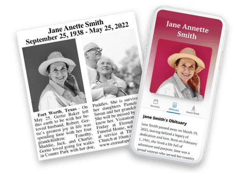 Free Simple Obituary Template With Examples