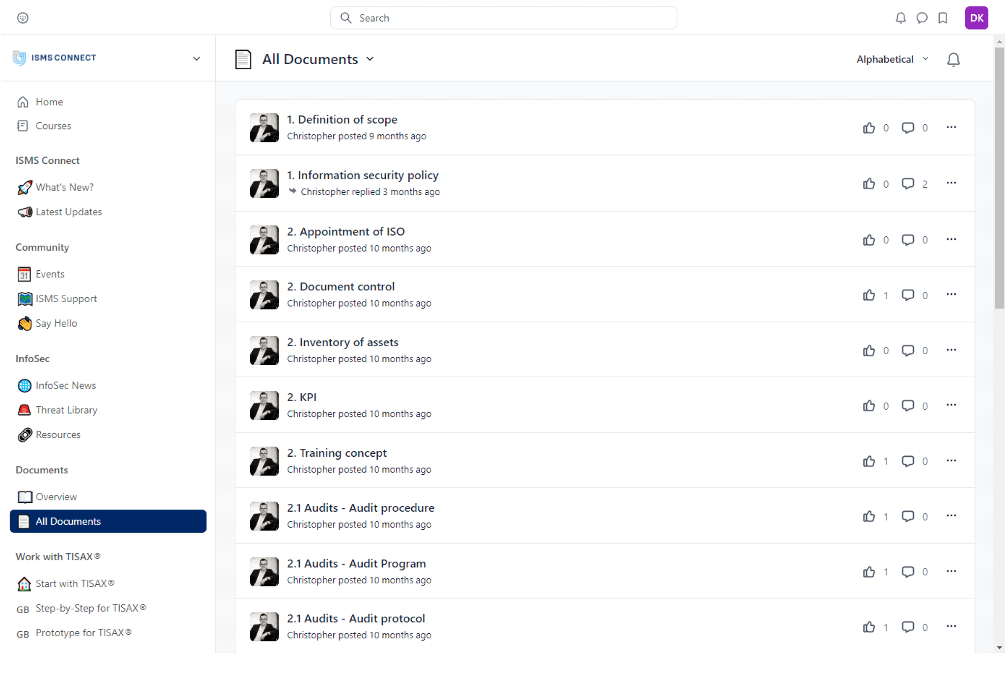 Documents – ISMS Documentation Toolkit for ISO 27001 & VDA® ISA (TISAX®)
