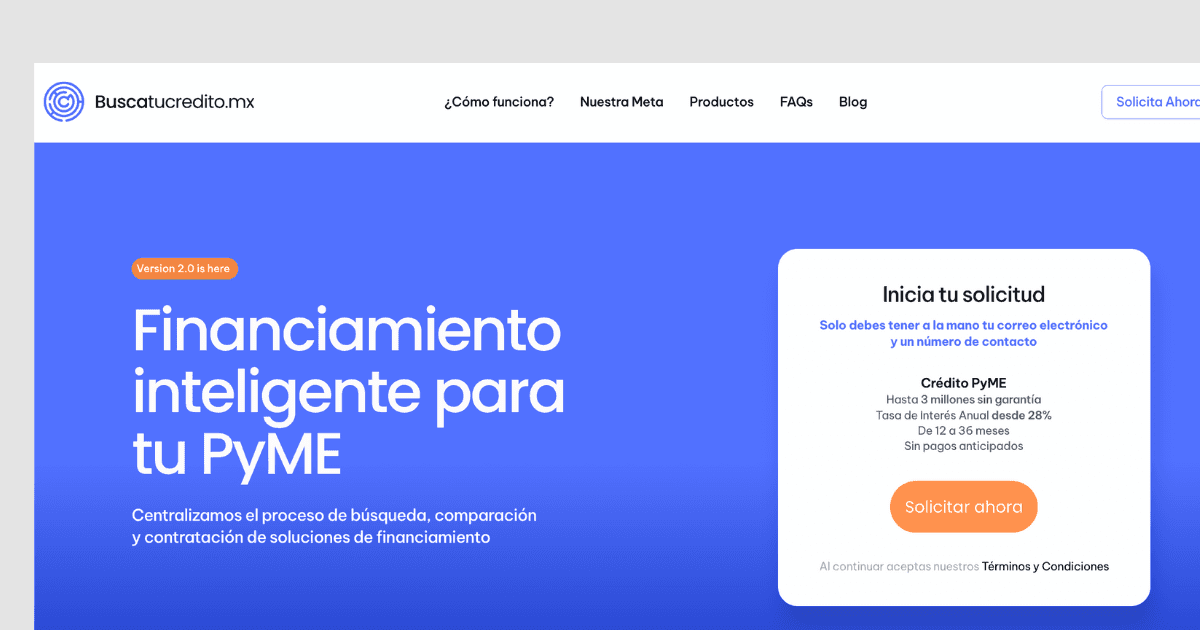 ¿Cómo funciona el crédito PyME? - Propellent - Startup Framer Landing ...