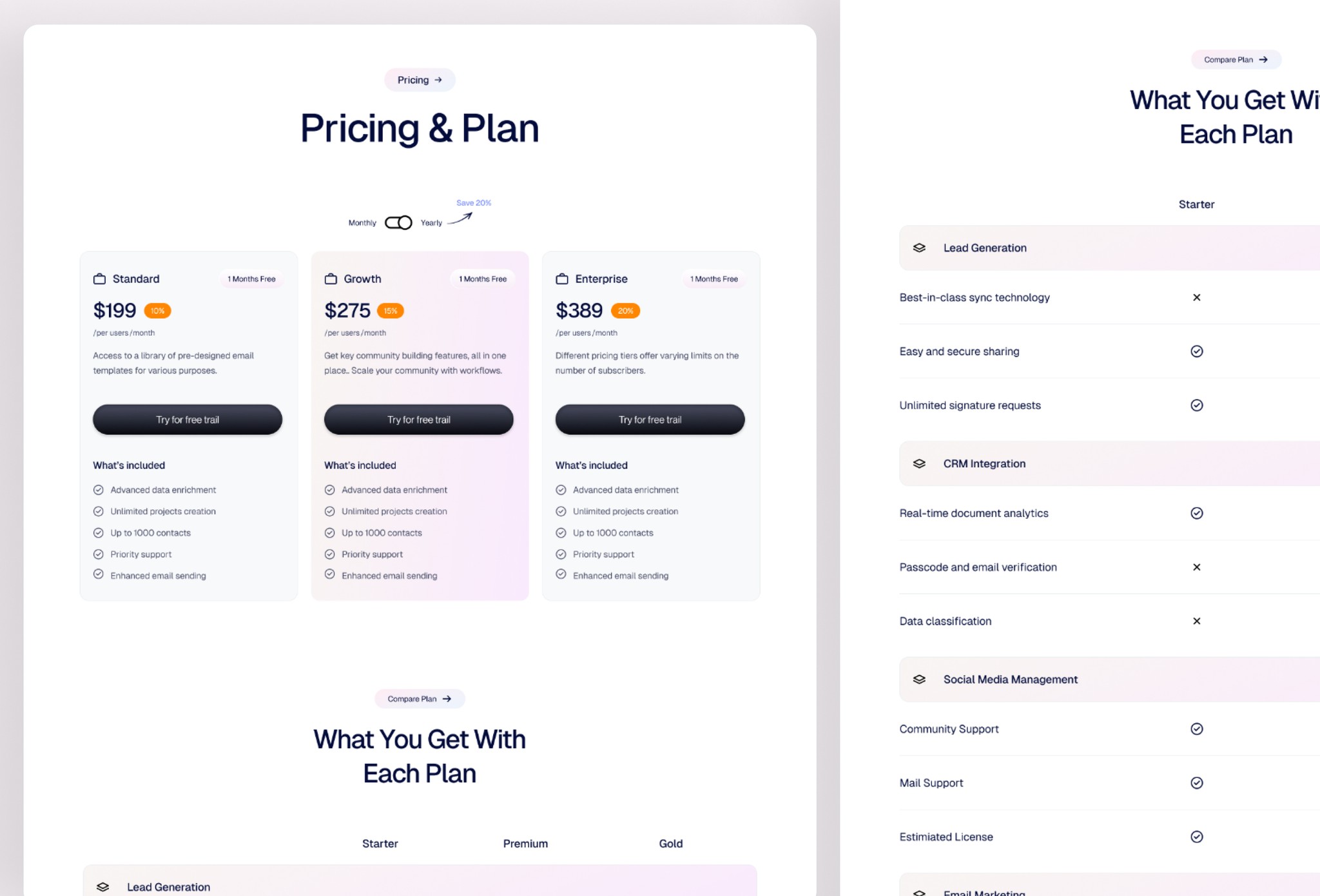 Horizontal — Portfolio Template | Framer Template