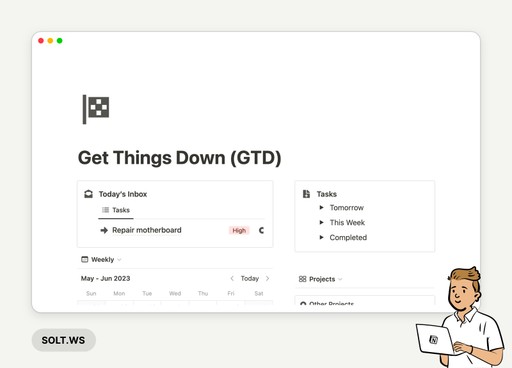 The 15 Best and Free Notion GTD Templates for 2025 (Getting Things Done ...