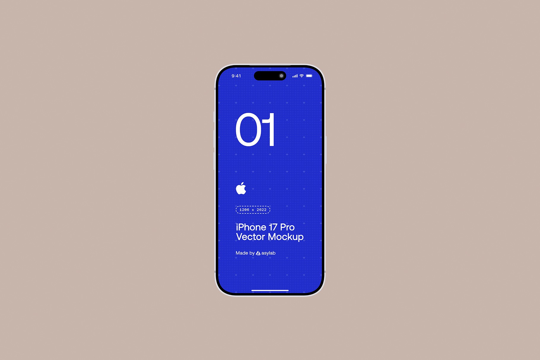 Free iPhone 17 Pro Vector Mockup | Asylab