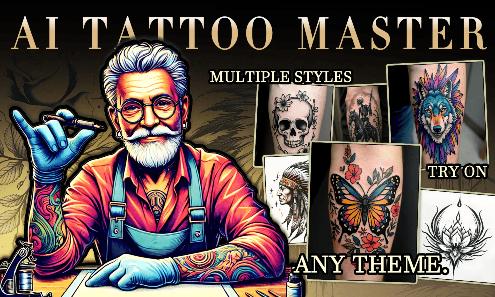 Free AI Tattoo Generator | Create Unique Tattoo Designs Online Instantly