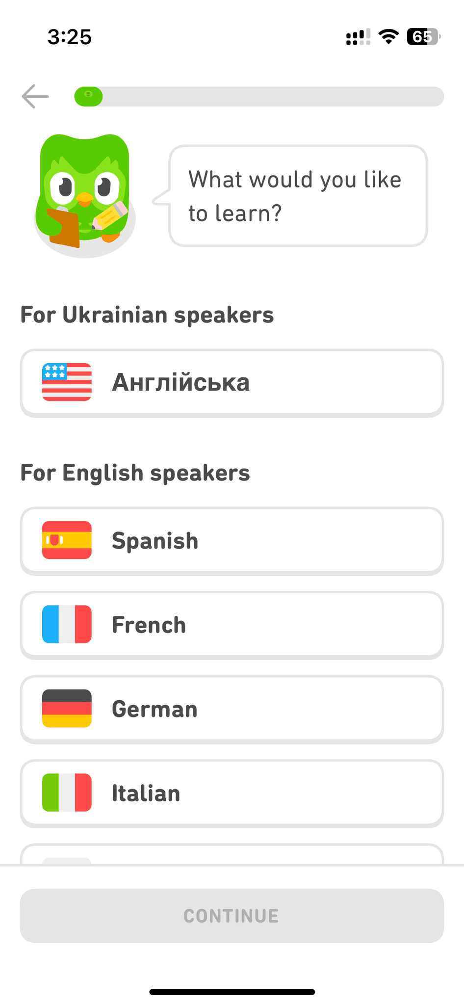 Duolingo iOS UI Design | Free Mobbin Alternative