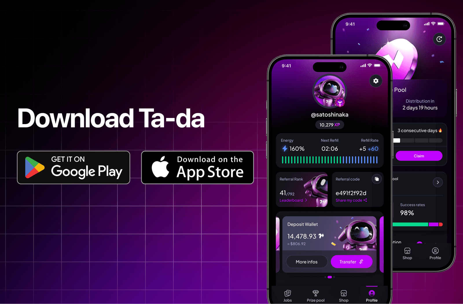 Ta-da - iOS and Android Application
