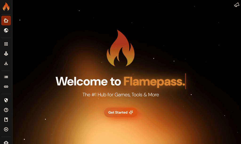 Flamepass - Homepage