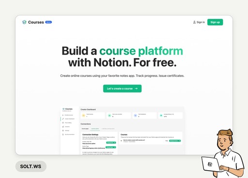 Best 10 Notion Website Templates - Solt Wagner