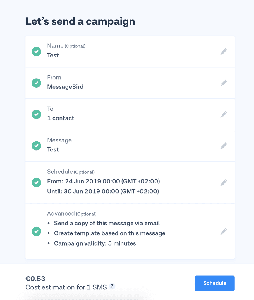 Sending SMS - MessageBird Support Center