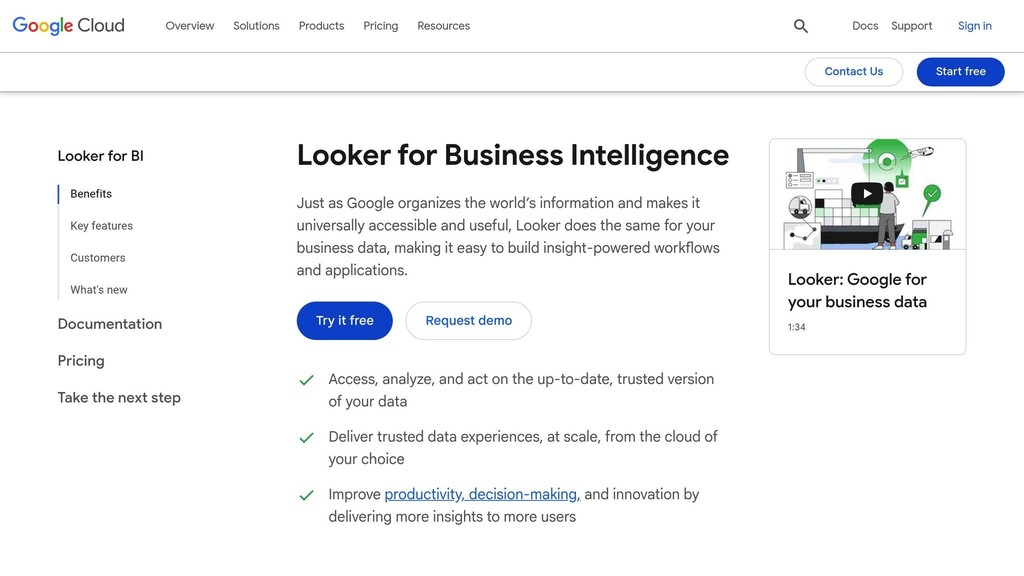 How to use AI in looker - Querio