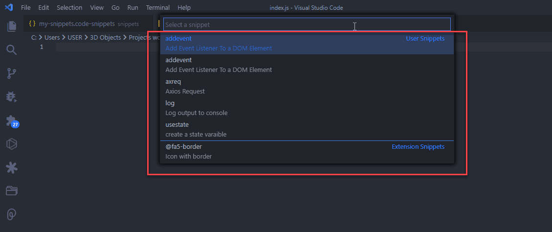 The Guide to VS Code Snippets
