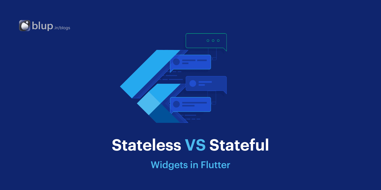 Stateful vs. Stateless Widgets: Build Dynamic UIs in Flutter.