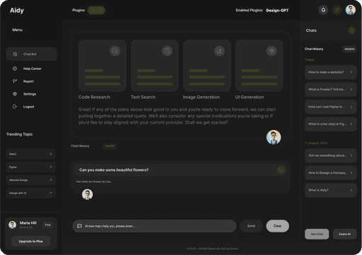 Aidy - AI Chatbot Website