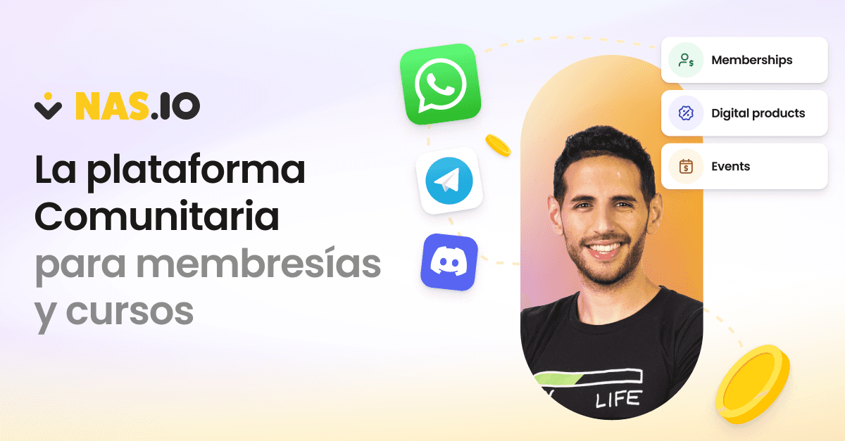 Nas.io es la herramienta todo en uno que necesitas para transformar tu comunidad en un negocio