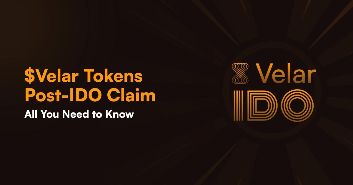 Claiming Velar Tokens Post-IDO: A Detailed Guide