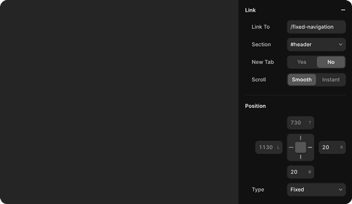 How to add a scroll-to-top button to your website — Framer Help