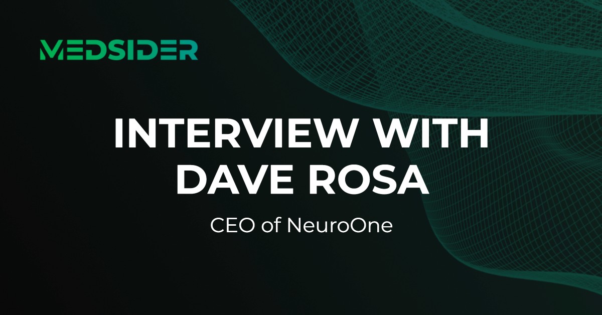Your Network is Your Net Worth: Interview with NeuroOne CEO Dave Rosa ...