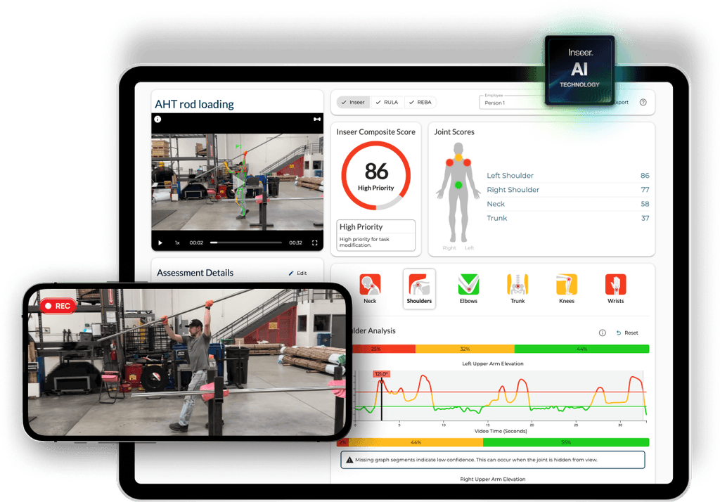Full-suite AI Ergonomic Solution for Workplace Safety | Inseer