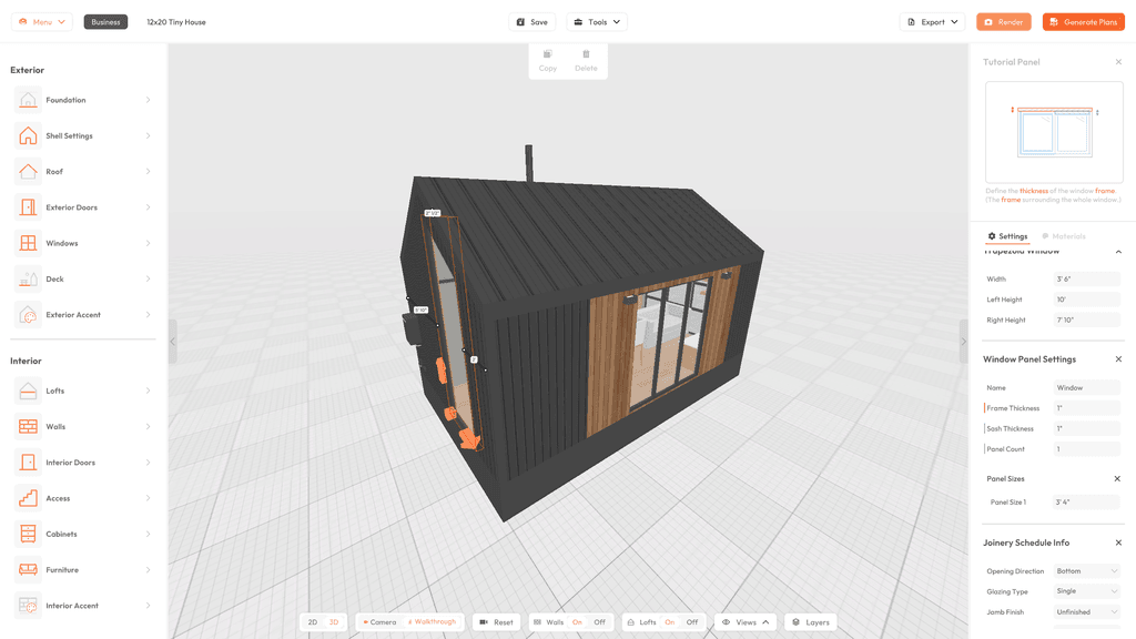 Tiny Easy | 3D Tiny House Designer - Personal Projects
