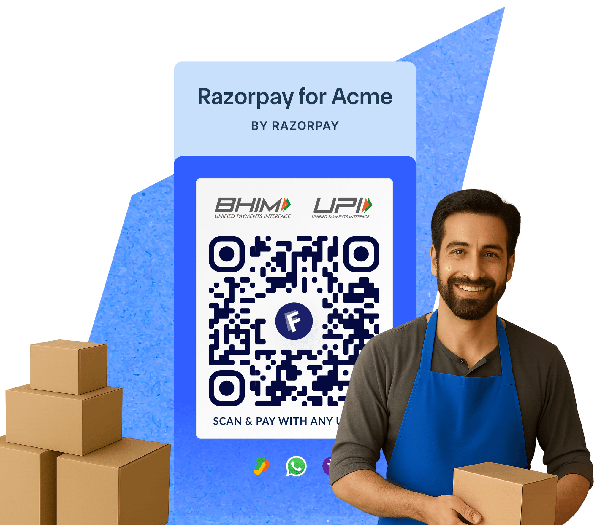 UPI QR Code Generator for Payments | Razorpay QR Solutions